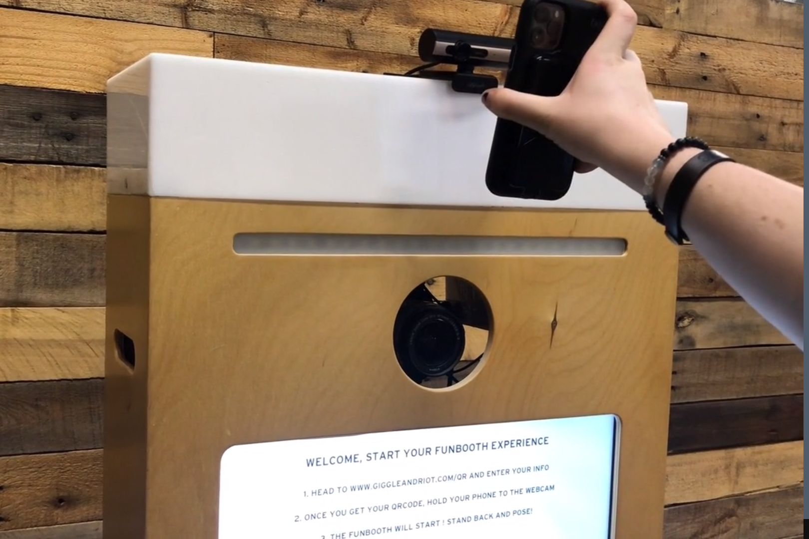 Introducing Our Touchless Photobooth - Giggle and Riot Funbooths